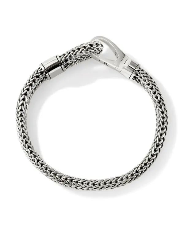 John Hardy Sterling Wheat Chain Hook Bracelet
