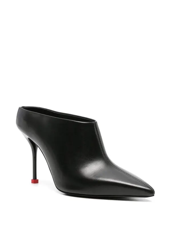 Alexander McQueen Thorn 90mm Leather Mules