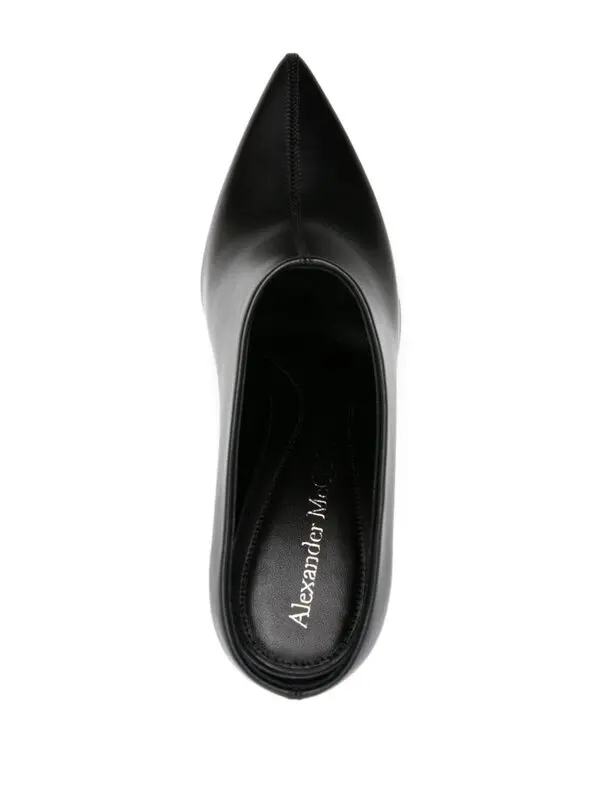Alexander McQueen Thorn 90mm Leather Mules