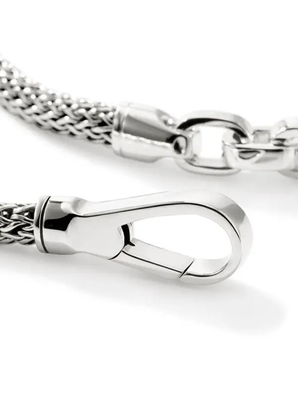John Hardy Sterling Wheat Chain Hook Bracelet - Silver