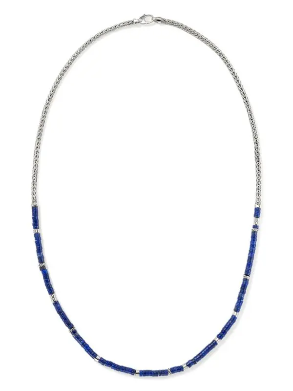 John Hardy Sterling Silver Lapis Lazuli Necklace - Blue