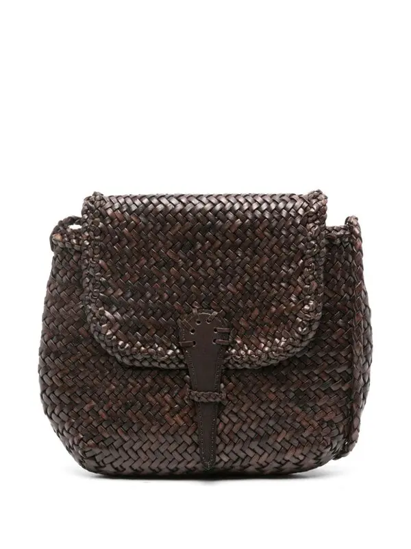 Dragon Diffusion Mini City Leather Shoulder Bag - Brown