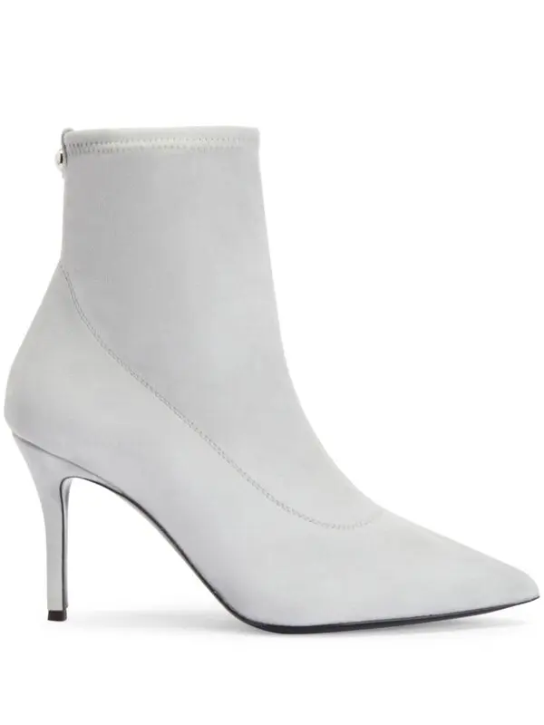 GIUSEPPE ZANOTTI 90mm Mirea Ankle Boots - Grey