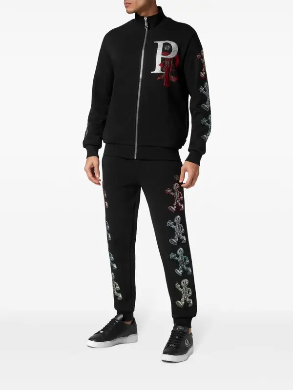 Philipp Plein Skeleton-appliqué Tracksuit