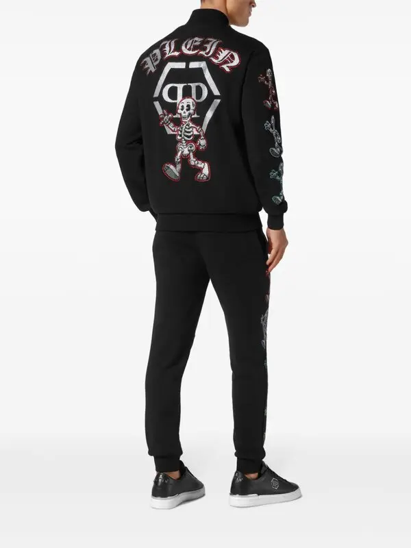 Philipp Plein Skeleton-appliqué Tracksuit