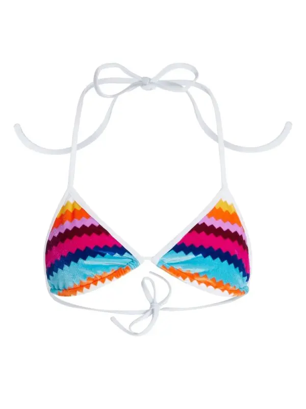 Missoni Zigzag-print Triangle Bikini