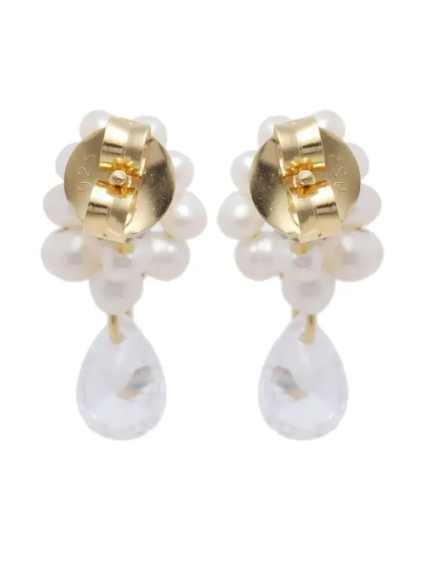 Completedworks Pearl-embellished Drop Earrings