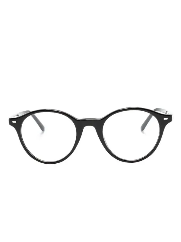 Ray-ban Round-frame Glasses - Black