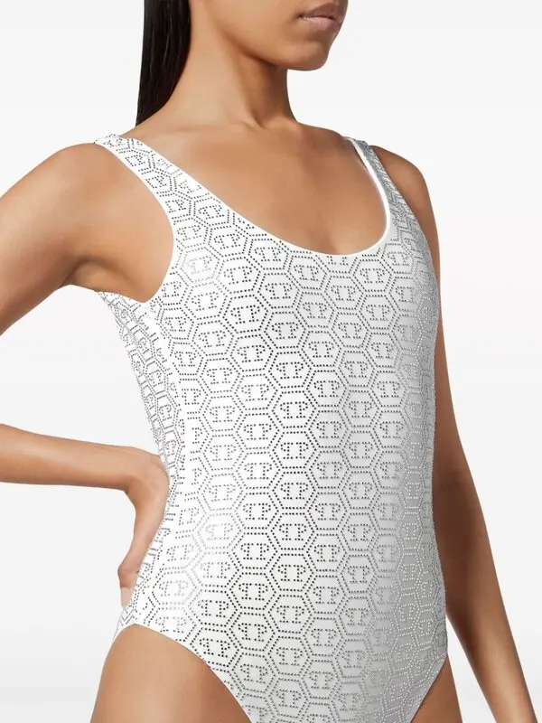 Philipp Plein Monogram One-piece Swimsuit