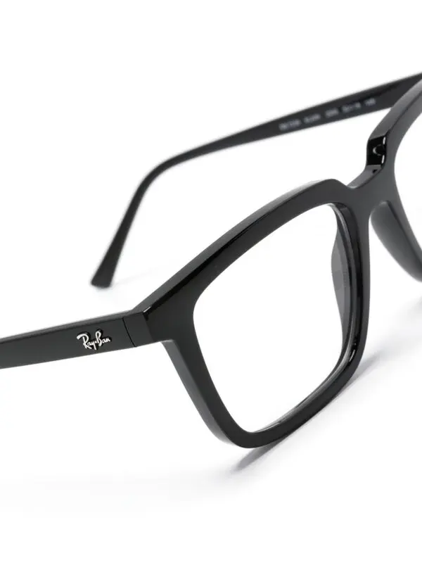 Ray-ban Rectangle-frame Glasses - Black