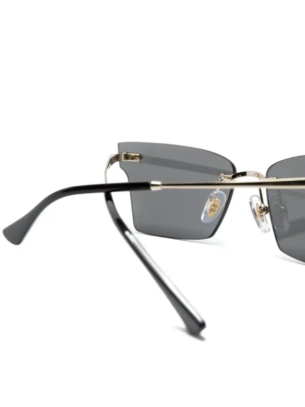 Ray-ban Rimless Rectangle Sunglasses - Gold