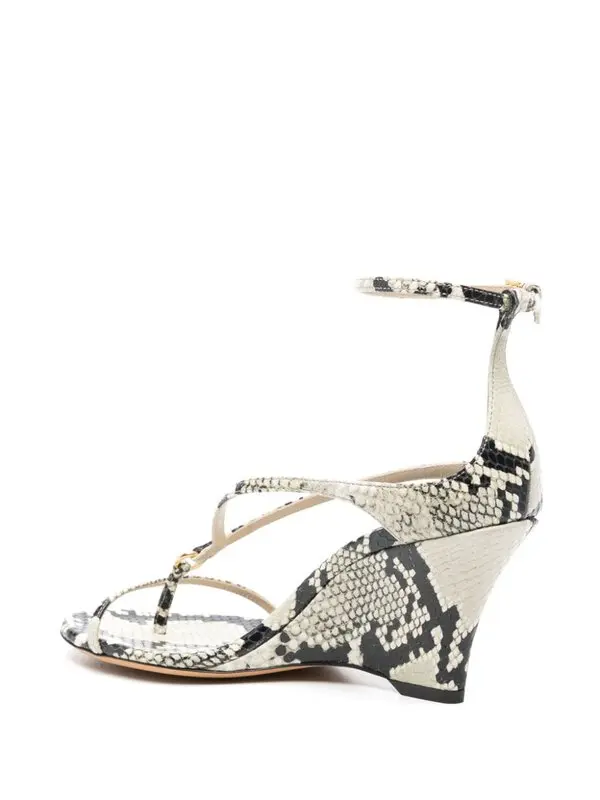 Khaite Marion 75mm Sandals - Neutrals