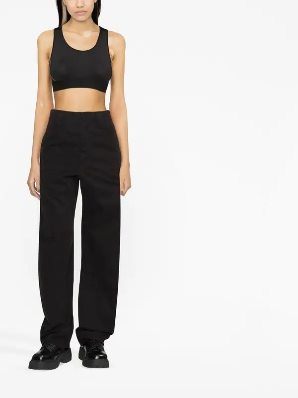 Balenciaga Logo-hem Sporty Bra