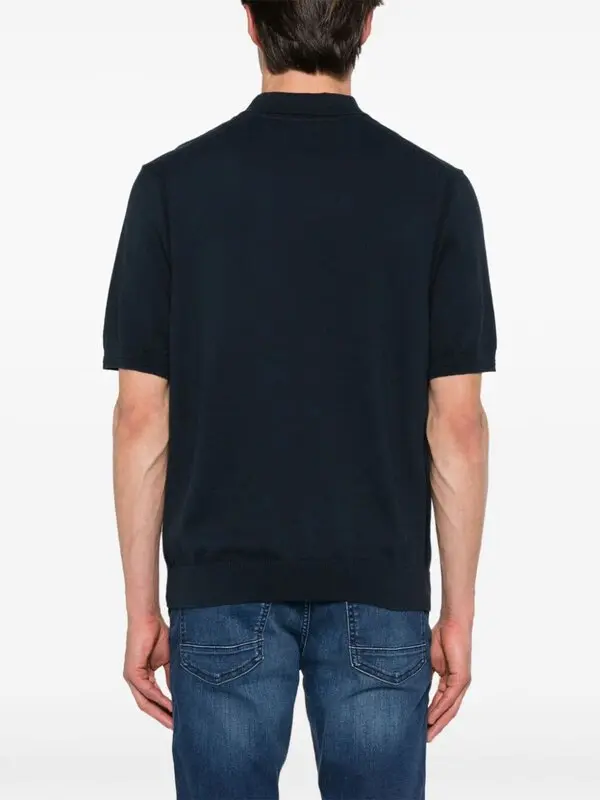 BOSS Fine-knit Polo Shirt