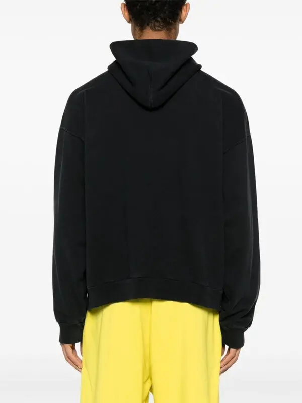 Balenciaga Diy College-print Cotton Hoodie