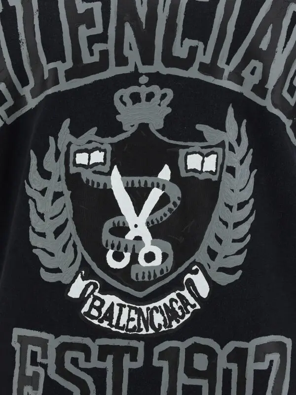 Balenciaga Graphic-print Cotton T-shirt