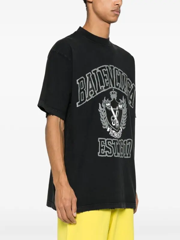 Balenciaga Graphic-print Cotton T-shirt