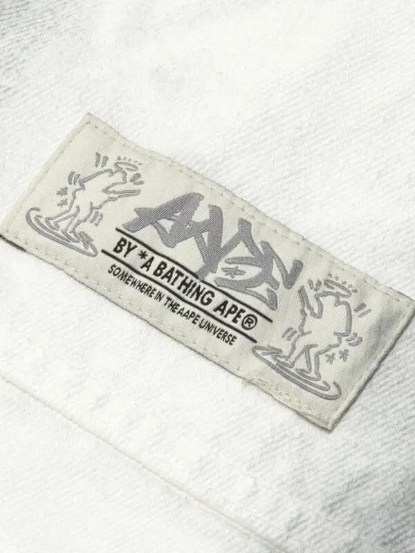 AAPE BY *A BATHING APE® Logo-appliqué Denim Jacket