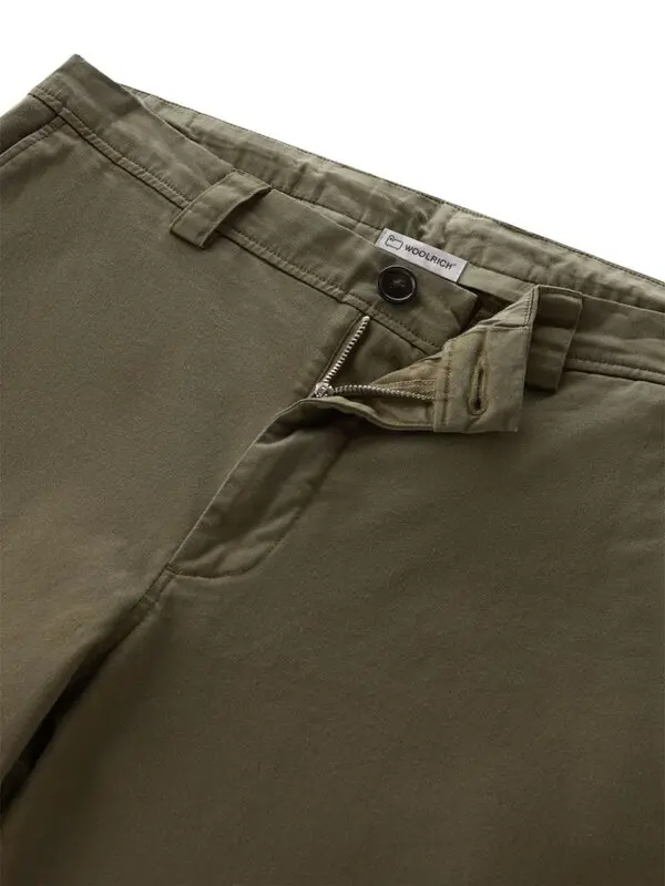 Woolrich Logo-embroidered Chinos