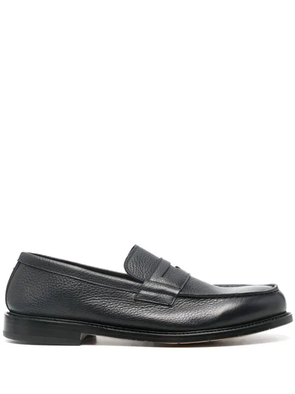 Premiata Penny-slot Leather Loafers - Blue