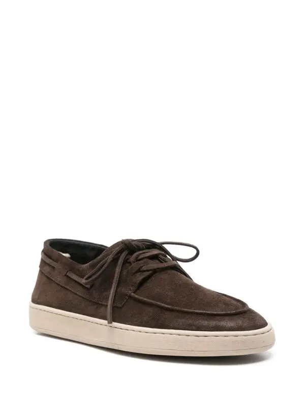 Officine Creative Suede Boat Shoes