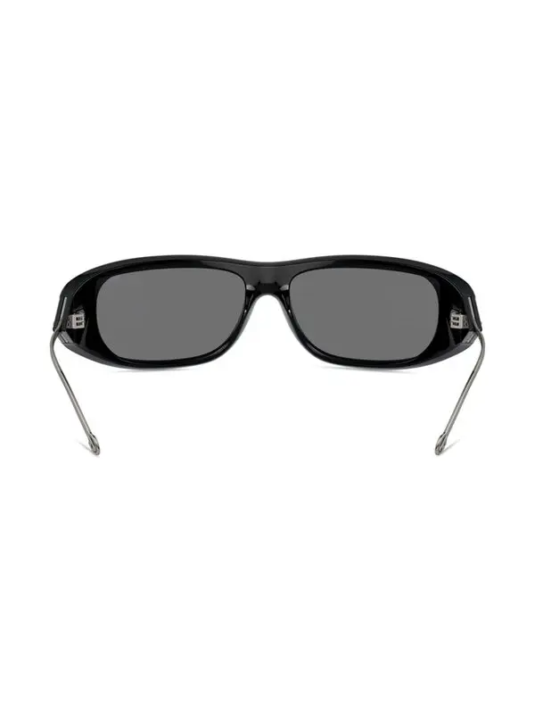 DIESEL® Logo Plaque Rectangle Sunglasses
