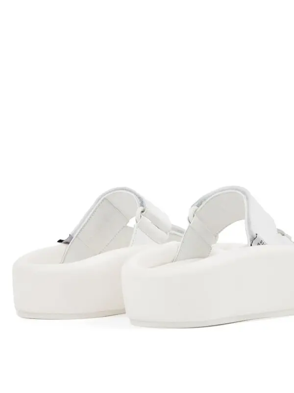 MAISON MARGIELA Webbing Leather Sandals - White