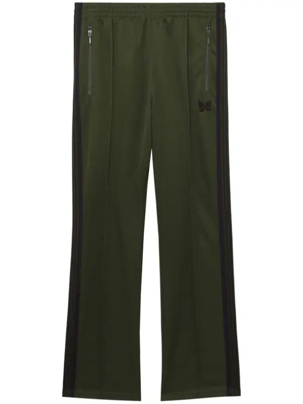 N￼eedles 別注Track Pant NARROW Needles Narrow Track pant poly smooth green brand new 21AW