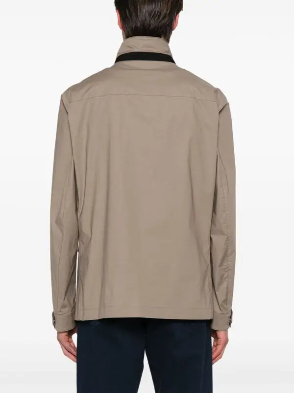 FAY Multi-pocket Field Jacket - Brown