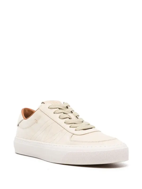 Moncler Monclub Leather Sneakers - Neutrals