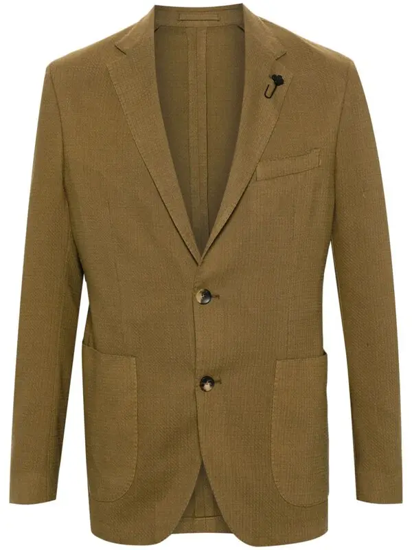 LARDINI Notched-lapels Single-breasted Blazer