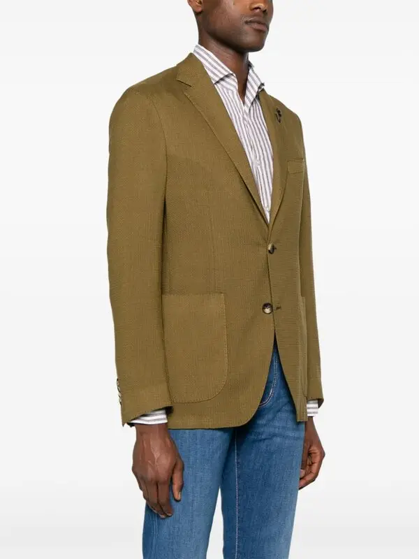 LARDINI Notched-lapels Single-breasted Blazer