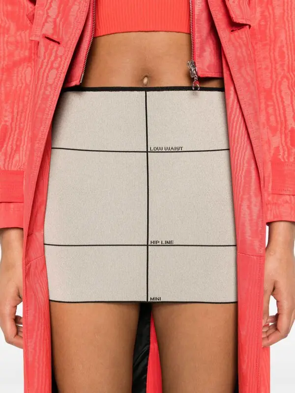 Vetements Motif-print Mini Skirt