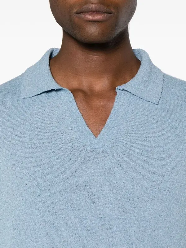 DRUMOHR Split-neck Polo Shirt