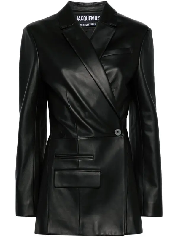 Jacquemus La Veste Tibau Leather Blazer