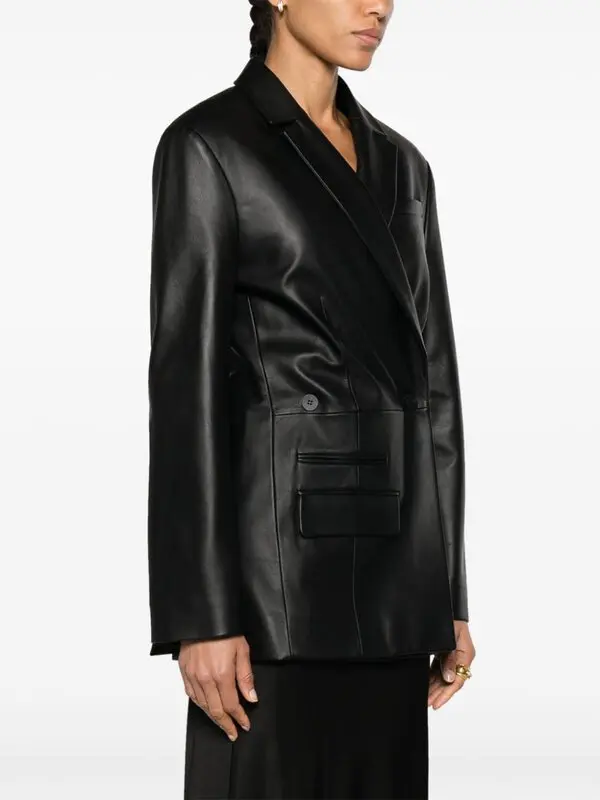 Jacquemus La Veste Tibau Leather Blazer
