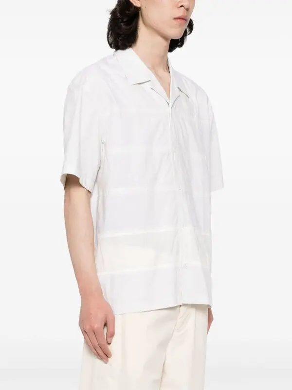 CRAIG GREEN Panelled Cotton Short-sleeve Shirt - Neutrals