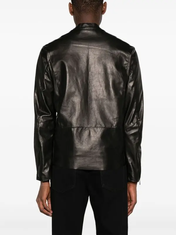 GIORGIO BRATO Zip-up Leather Jacket