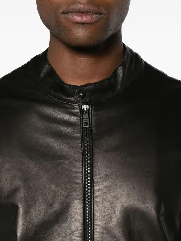 GIORGIO BRATO Zip-up Leather Jacket