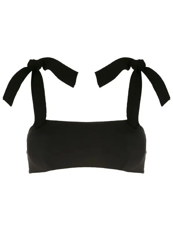 CLUBE BOSSA Casall Textured Bikini Top - Black