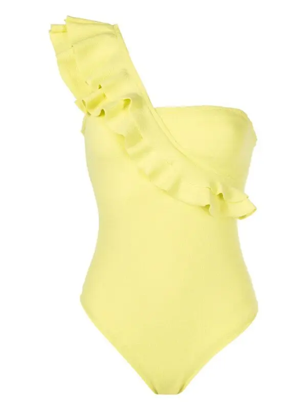CLUBE BOSSA Siola One-shoulder Swimsuit - Yellow