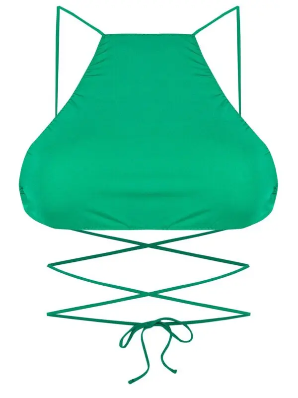 CLUBE BOSSA Square-neck Bikini Top - Green