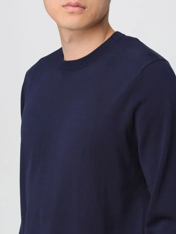 BALLANTYNE Crew Neck Sweater - Navy