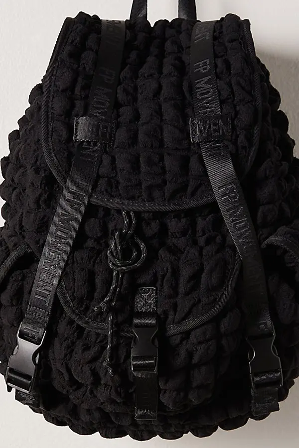 Free People Pucker Up Backpack - Black | Editorialist display picture 1