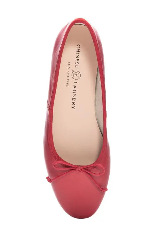 Chinese Laundry Audrey Ballet Flat - Red