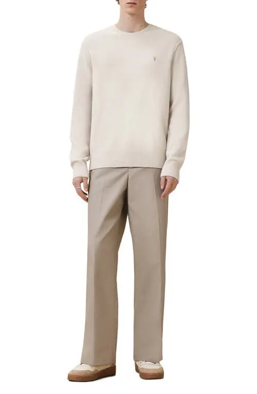 ALLSAINTS Statten Crewneck Sweater - Cloudy White