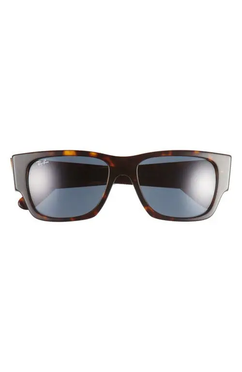 Ray-ban 56mm Polarized Rectangular Sunglasses - Havana