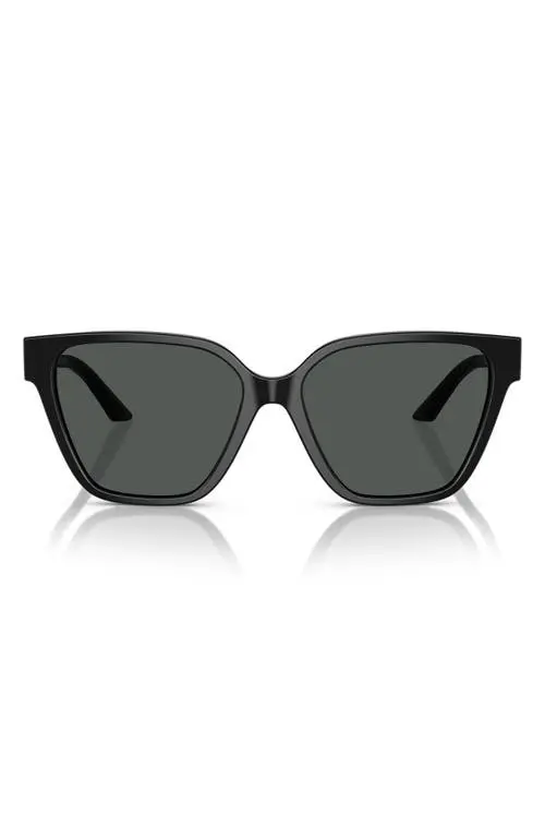 Versace 56mm Butterfly Sunglasses - Black