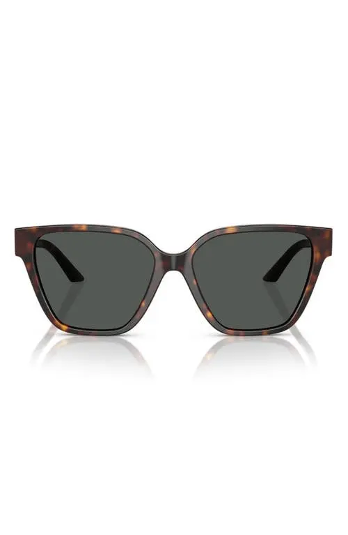 Versace 56mm Butterfly Sunglasses - Havana