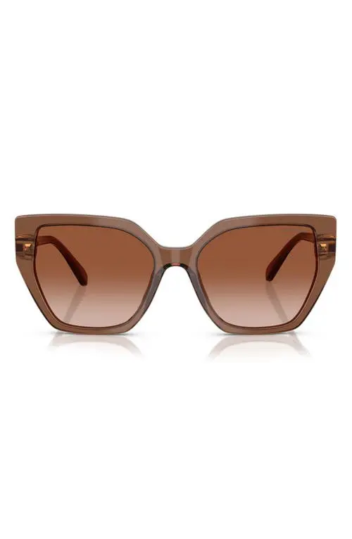 SWAROVSKI Constella Irregular Sunglasses - Brown Gradient